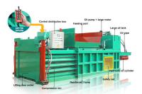 China Horizontal Hydraulic Baler Machine 15kw 380V for PET Bottle Plastic Waste Recycling for sale