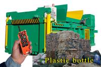 China Horizontal Hydraulic Baler Machine 15kw 380V for PET Bottle Plastic Waste Recycling for sale