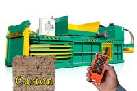 China Automatic Horizontal Hydraulic Baler For Plastic Bottle Waste Box For Recycling for sale