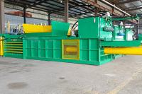 China Automatic Horizontal Hydraulic Baler For Plastic Bottle Waste Box For Recycling for sale