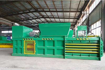 China Horizontal Waste Paper Hydraulic Baler 140 Ton High Pressure Baling Machine for sale