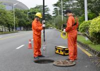 China CIPP Pipeline Periscope QV Inspection 5-12m Carbon Fiber Pole 30x Zoom for sale