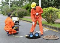 China CIPP Pipeline Periscope QV Inspection 5-12m Carbon Fiber Pole 30x Zoom for sale