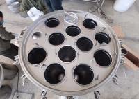 China 25 Micron Stainless Steel Multi Bag Filter 304 316L 4 Bag 1000mm Height for sale