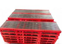 China Anti-Clogging Hybrid Polyurethane Stainless Steel Wedge Wire Screen for Environmental Sludge Treatment for sale