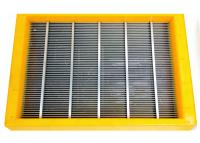 China Anti-Clogging Hybrid Polyurethane Stainless Steel Wedge Wire Screen for Environmental Sludge Treatment for sale