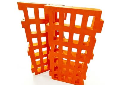 China Heavy-Duty Modular Rubber Screen Media with High Open Area for Basalt Processing Technical for sale