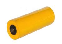 China Anti-Blocking Rubber Disc Return Roller for Sand Conveyor Line for sale