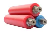 China Anti-Blocking Rubber Disc Return Roller for Sand Conveyor Line for sale