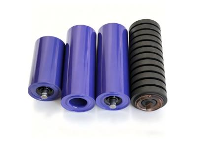 China Impact Resistant Rubber Disc Conveyor Roller for Mine Site for sale