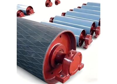 China Bulk Material Handling Rubber Disc Conveyor Support Roller for sale