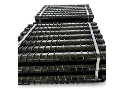 China Mining Return Roller Rubber Coated Self Cleaning Coal Conveyor Equipment Part for sale