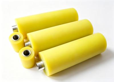 China HDPE Conveyor Roller Blue Lightweight Corrosion Resistant Mining Conveyor Equipment for sale
