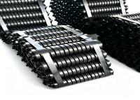 China Rubber Disc Return Conveyor Idler Roller Self Cleaning 89mm Diameter Mining Use for sale