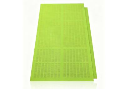China Modular Polyurethane Screen with Interlocking Fastening for Rapid Change Deck Systems for sale