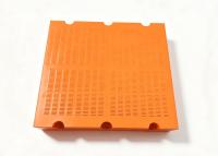 China Bolt-Down Polyurethane Screen Panel for Rigid Deck Vibrating Screen Machinery for sale