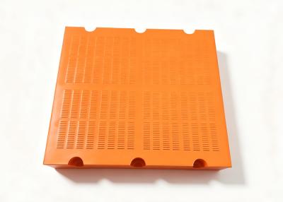 China Bolt-Down Polyurethane Screen Panel for Rigid Deck Vibrating Screen Machinery for sale