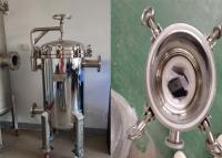 China Stainless Steel Liquid Single Bag Filter Housing 304/316L 0.5-200 Micron Portable Leg for sale