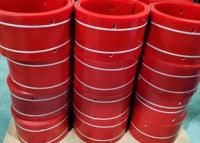 China Conveyor Belt Polyurethane Skirting Board Blue PU Material Long Service Life Design for sale