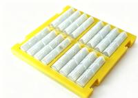 China Hump Structure Polyurethane Dewatering Screen Panel for Uniform Material Distribution and Deslagging for sale