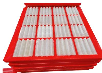 China ustom Color Modular PU Screen Panel with 0.5mm Slots for Chemical and Fertilizer Mineral Processing for sale