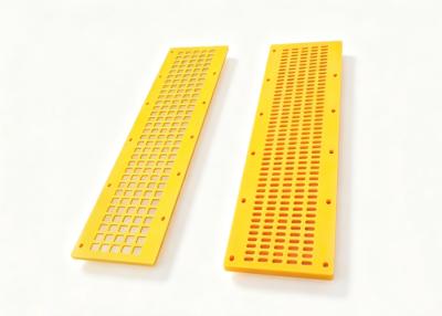 China Self Cleaning Red Polyurethane Flexible Mats for Sticky Fine Mineral Separation for sale