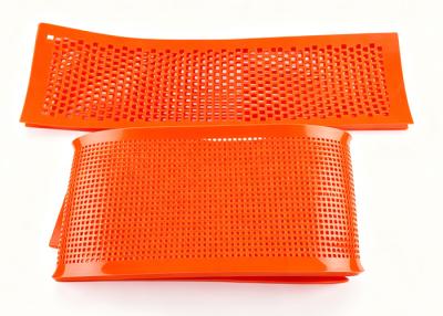China Hydrolysis Resistant MDI Polyether Flip Flow Mats for Wet Ore Dewatering for sale