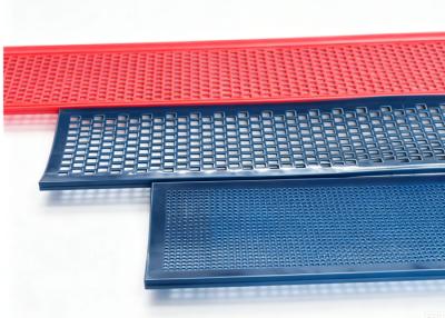 China Boomerang Shaped Aperture PU Flip Flow Panels for Metal Scrap Recycling for sale