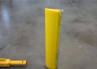 China PU Conveyor Belt Scraper Black Flexible Blade Mining Conveyor Cleaning Equipment for sale
