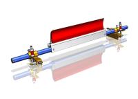 China PU Conveyor Belt Scraper Black Flexible Blade Mining Conveyor Cleaning Equipment for sale
