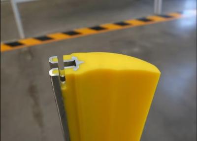 China Polyurethane Conveyor Belt Cleaner Blue Blade Efficient Carryback Removal System for sale