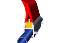 China Polyurethane Belt Cleaner for Recycling Conveyor Flexible Wear Resistant Blade Design for sale