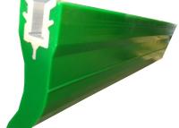 China Conveyor Belt Cleaner Polyurethane Blade with Steel Frame Aggregate Plant Conveyor Use for sale