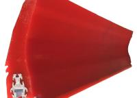 China Polyurethane Belt Scraper for Mining Conveyor High Elasticity Low Belt Damage Design for sale