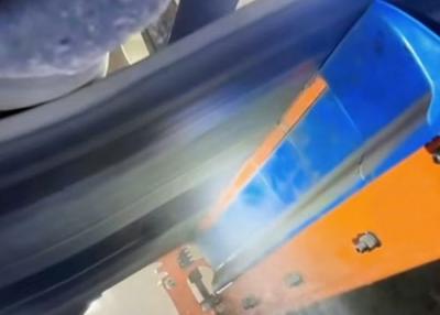 China Polyurethane Belt Cleaner Secondary Scraper Blue PU Blade High Wear Resistance Conveyor for sale
