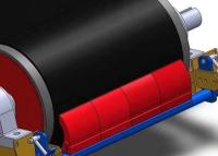 China Polyurethane Conveyor Scraper with Alloy Steel Holder High Efficiency Belt Cleaning for sale