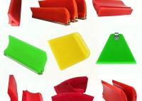China Heavy Duty PU Belt Cleaner Mining Conveyor High Wear Resistance Yellow Blade System for sale