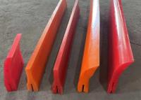 China Polyurethane Belt Cleaner Secondary Scraper Blue PU Blade High Wear Resistance Conveyor for sale