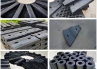 China Rubber Ball Mill Liners 25-100mm Thickness Lightweight Design for Mineral Processing for sale