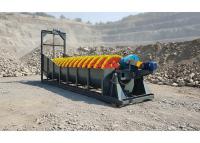 China Polyurethane Spiral Classifier Shoes Shore A 85-95 Red Long Life Mining Wear Parts for sale