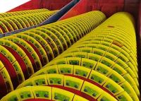 China Polyurethane Spiral Classifier Shoes Shore A 85-95 Red Long Life Mining Wear Parts for sale