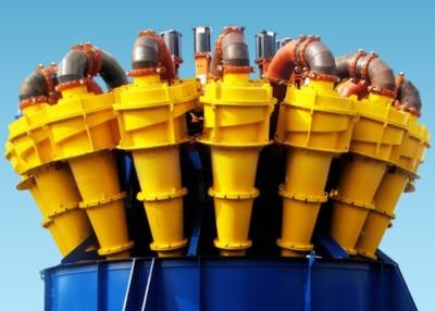 China Mining Hydrocyclone Separator 75-500mm PU Liner 10-200μm Cut Size for Mineral Processing for sale