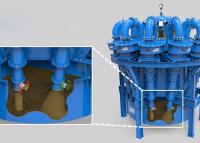 China Wear Resistant Mining Hydrocyclone Separator 40-100m3/h Centrifugal Classification for sale