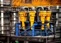 China Wear Resistant Mining Hydrocyclone Separator 40-100m3/h Centrifugal Classification for sale