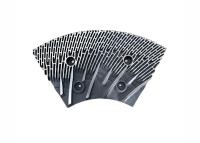 China 30mm Thickness Refiner Segments with Hardness 63HRC For MDF/HDF Refiner Defibrator for sale