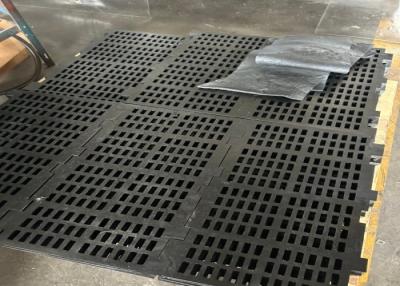China Anti Blinding Rubber Screen Mesh for Wet Material Processing for sale