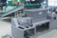 China Double Shaft Shredder 200mm Diameter Shaft for Heavy Loads for sale