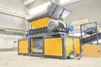 China Dual Motor 60kW Shredder for Aluminum Scrap Recycling for sale