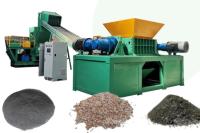 China Industrial Double Shaft Shredder 60kW for Plastic Drums Recycling for sale
