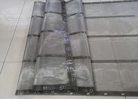 China Rotex Replacement Grommet Screen 316 Stainless Steel Canvas Edge Mining Applications for sale